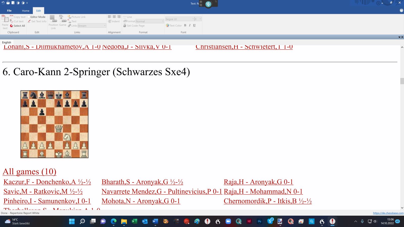 The easiest way to create an opening repertoire | ChessBase